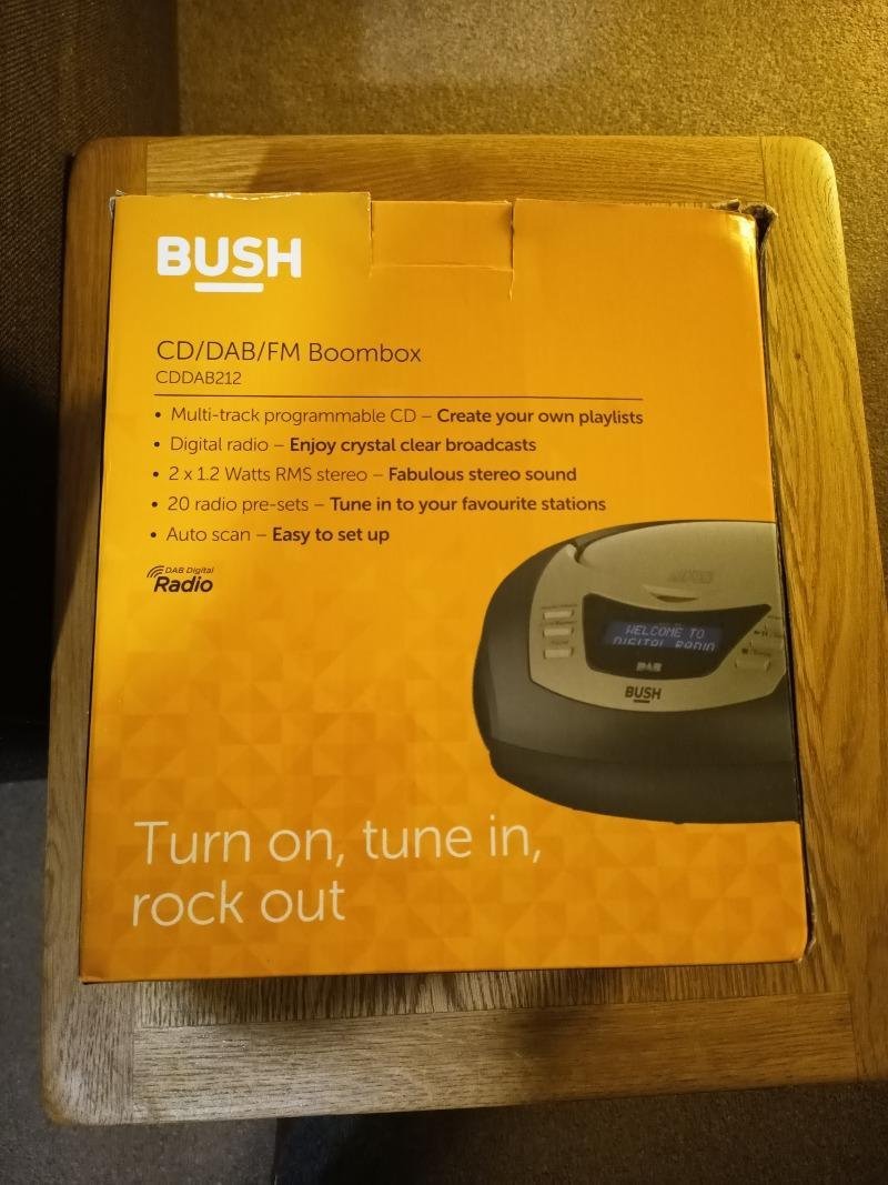 Free: Bush DAB/FM Radio and CD Player (Irthlingborough NN9) - Rushden ...