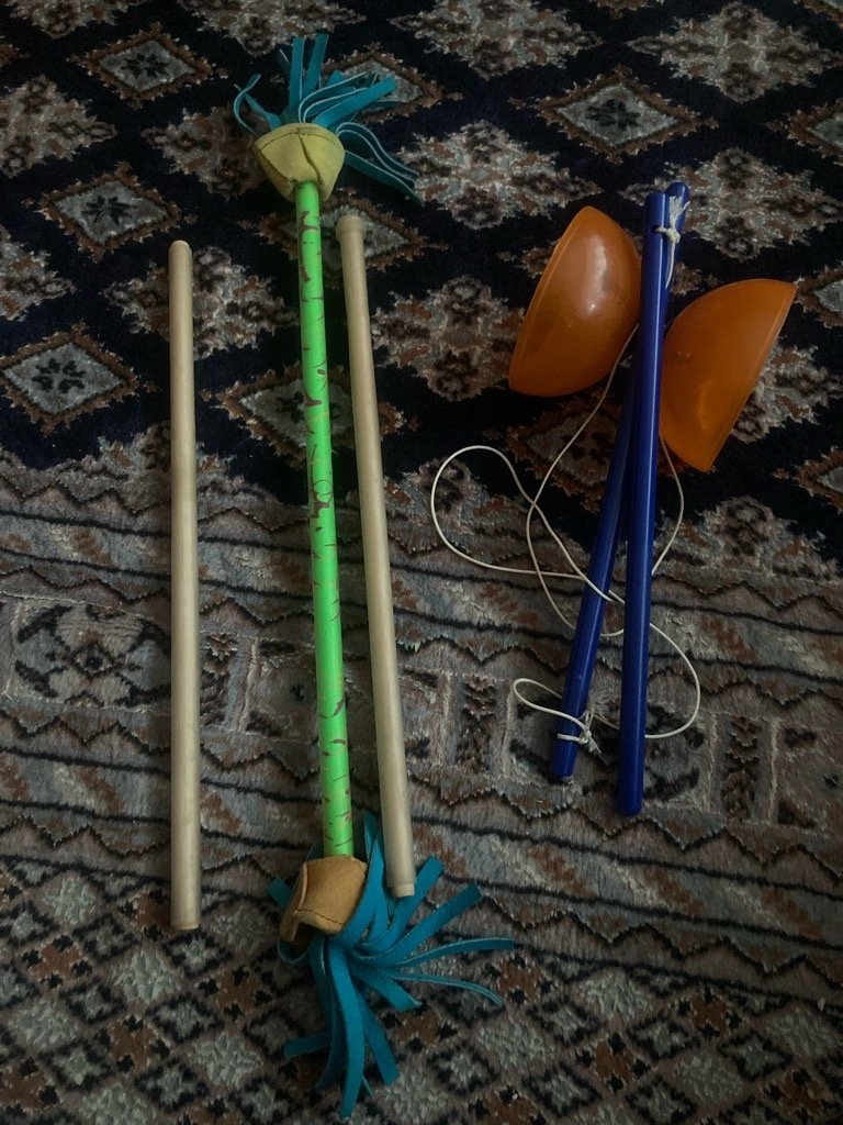 Free: Devil sticks and Diabolo (White Oak)