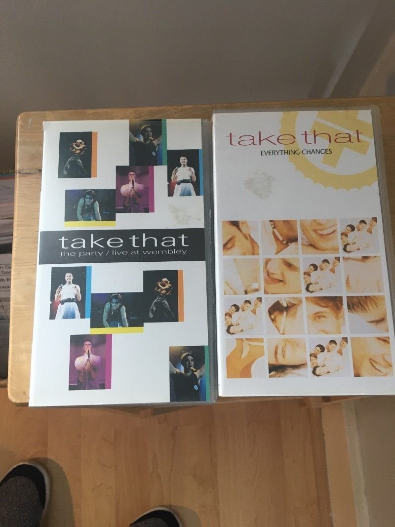 Free: Take That VHS cassettes (Welling DA16) - Bexley Freegle