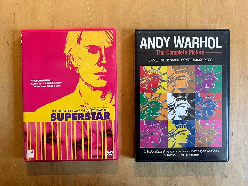 Free: 2 Andy Warhol DVDs (Brooklyn, 11225)