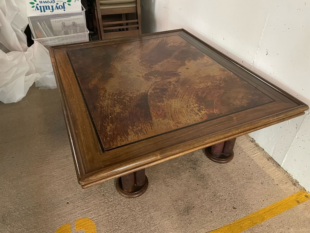 Free: Custom built walnut coffee table (Mercer Island) - Bellevue Freecycle