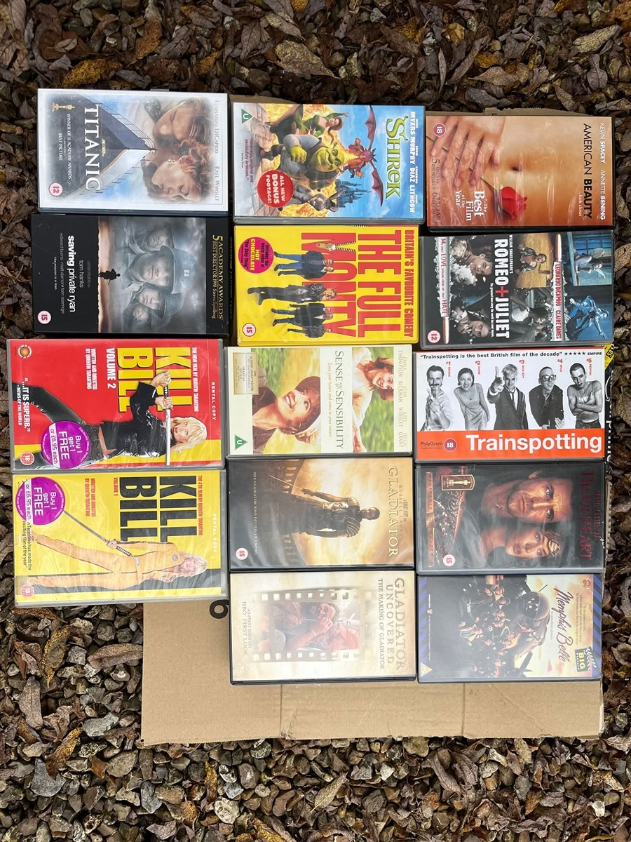 Free: VHS tapes (TA18)