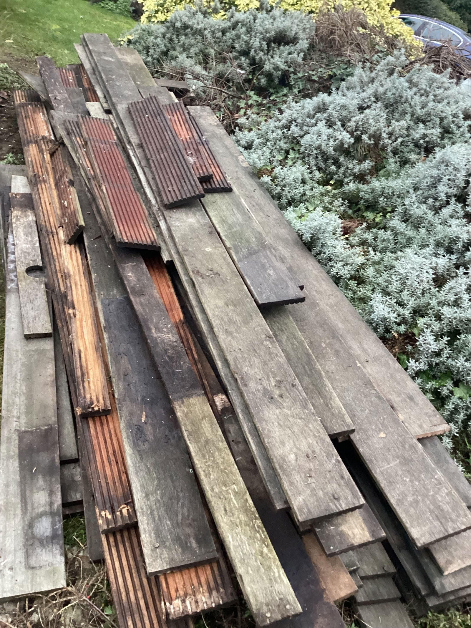 Free: Hardwood decking boards (Surrenden BN1) - Brighton Freegle