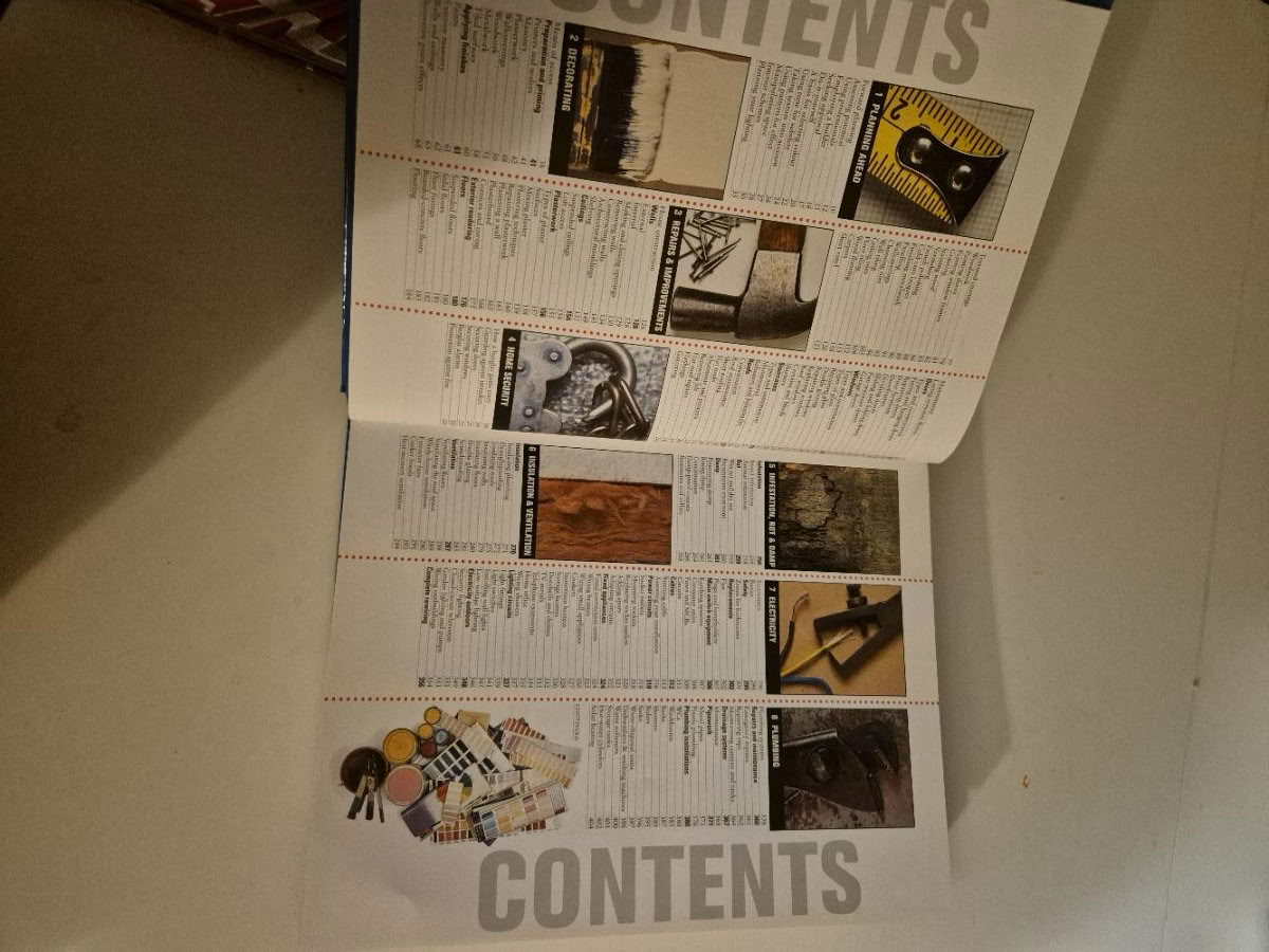 Free: Diy manual hardcover book (BR8)