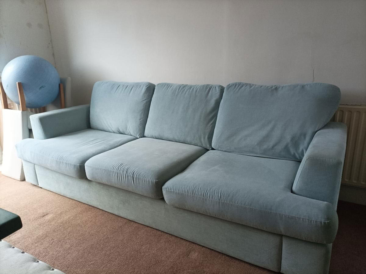 Free: Pale blue sofa (Heysham)