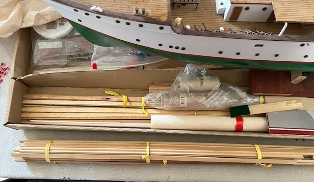 Free: unfinished ship model (Chatham Township)