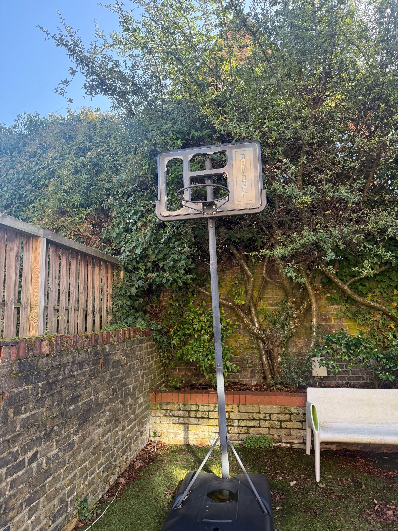 Free: Bee Ball Basketball hoop - needs replacement of back panel ...