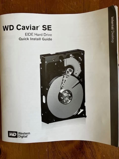 Free: WD inter HD EIDE 160GB - disc miss (Huron and Wellington)
