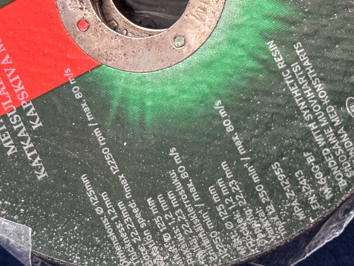 Free: Parkside blade (BR5)