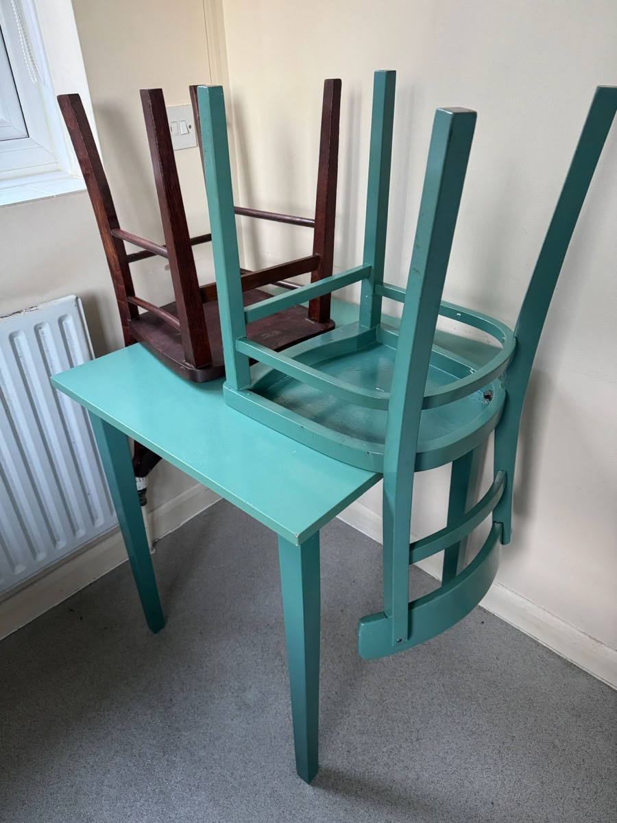 Free: Small table and two chairs (Brentford)