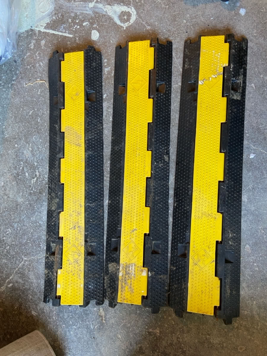 Free: Cord protectors/ramp (West end)