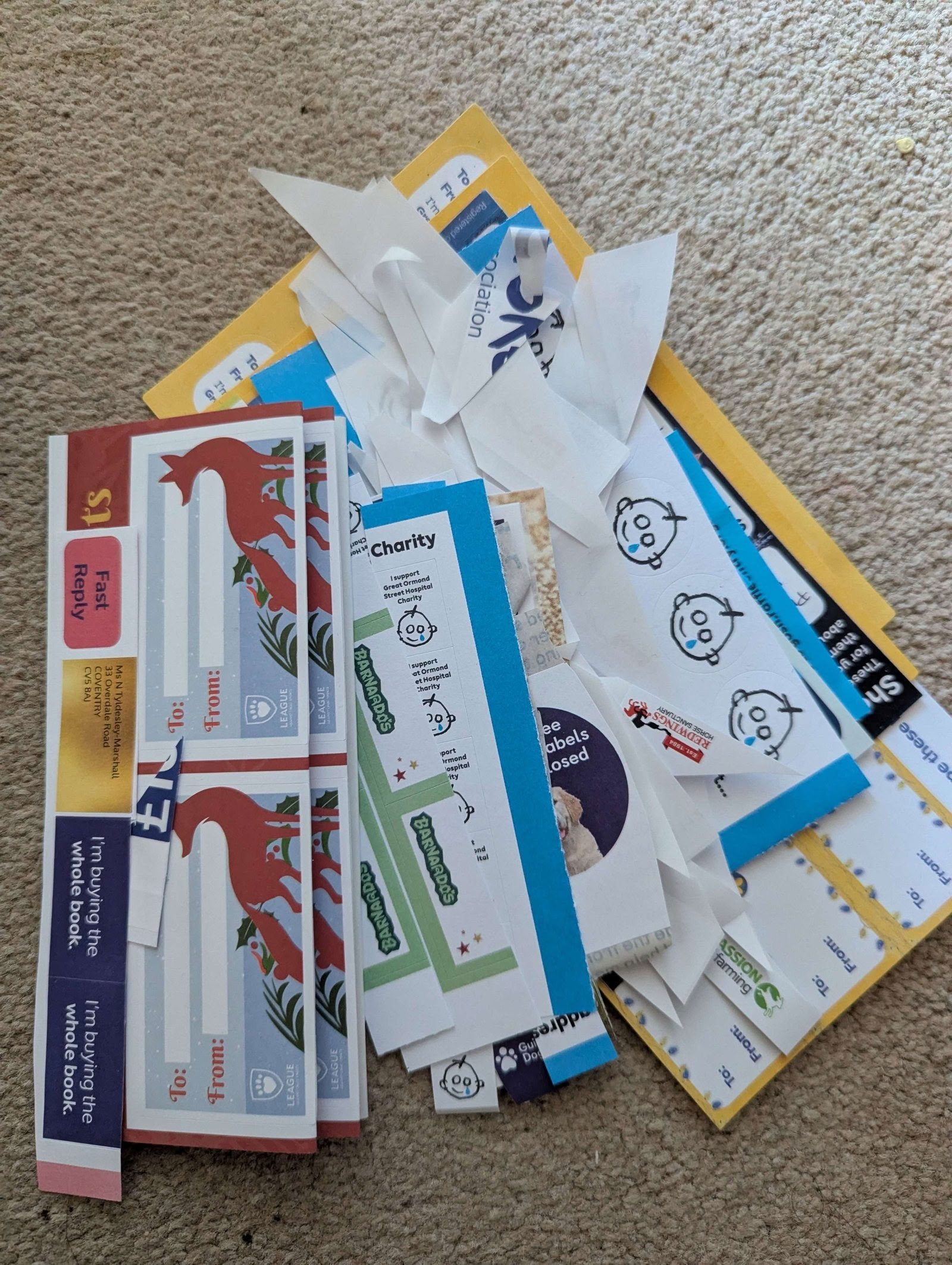 Free: Tissue paper, craft items, and stickers CAN POST (Whoberley CV5 ...
