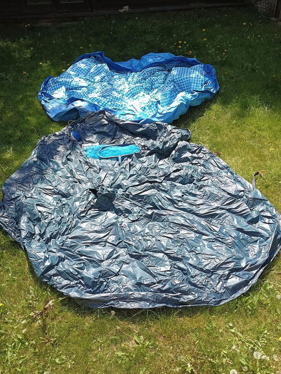 Free: Intex 10 ft Paddling Pool and Cover (Langley SL3)