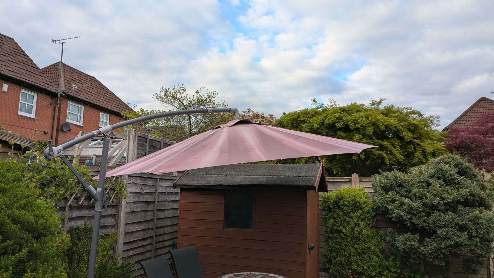 Free: Cantilever Parasol - 3m round canopy (Stonefield ST15) - Stone ...