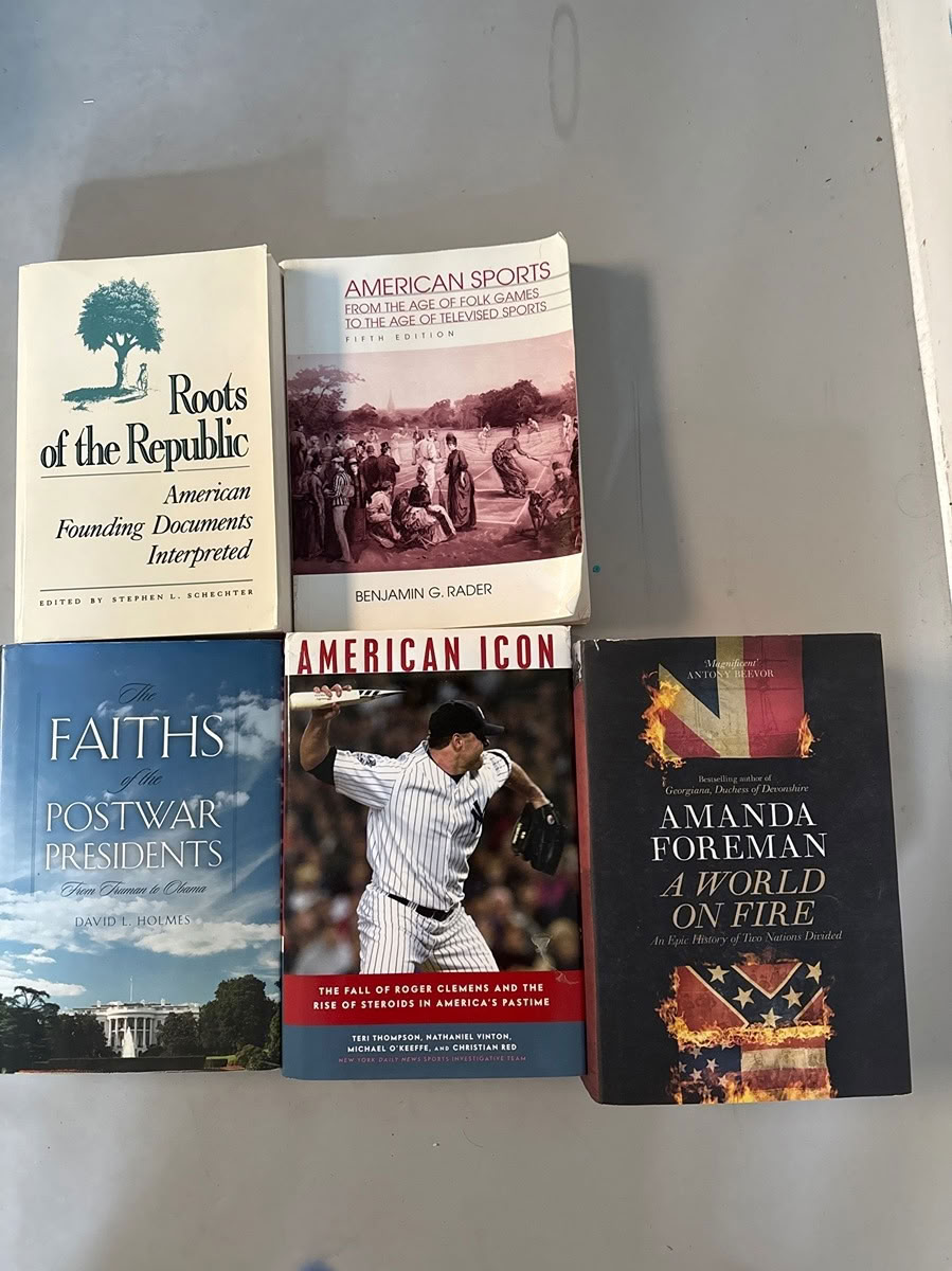 Free: American history books (Kennington) - Southwark Freegle