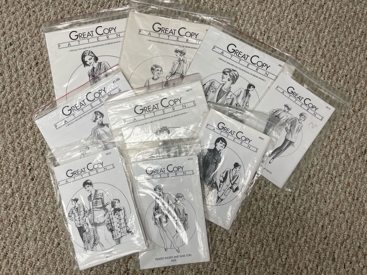 Free: Great Copy Sewing Patterns (North of Cass and 75th)