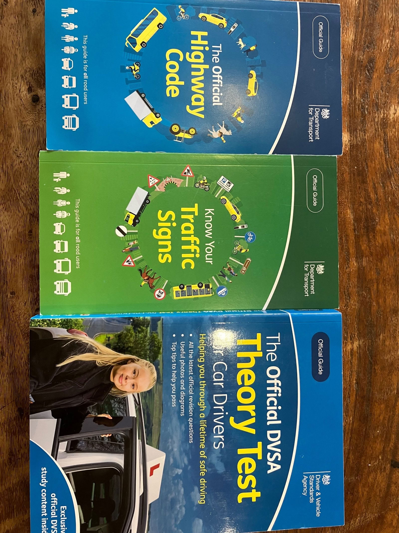 Free: Driving theory test books - barely opened (Combe Down) - Bath Freegle