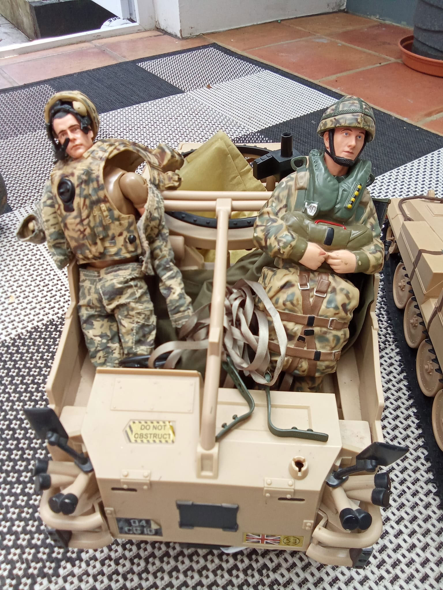 Free: Big toy army trucks and soldiers (Blackrock, Co Dublin)