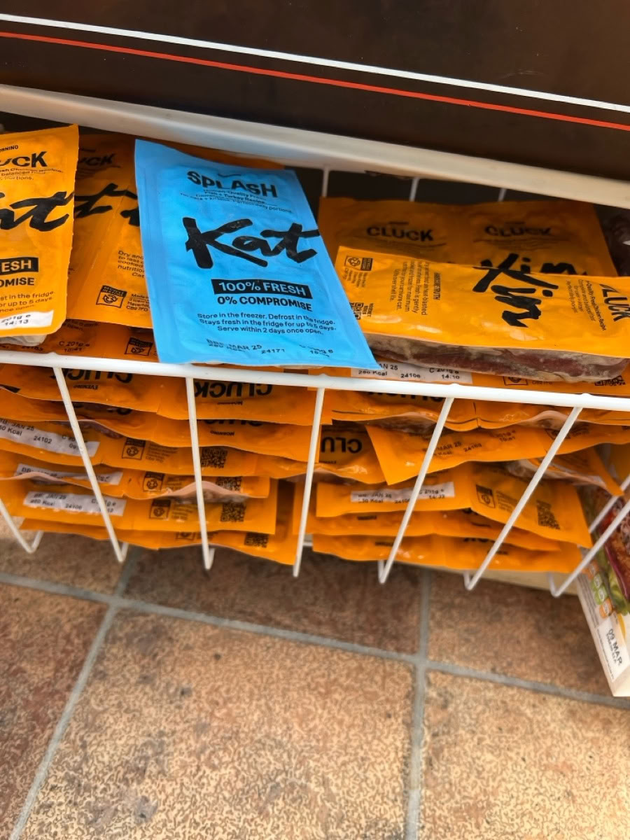 Free: Kat Kin frozen cat food (Worcester Park)