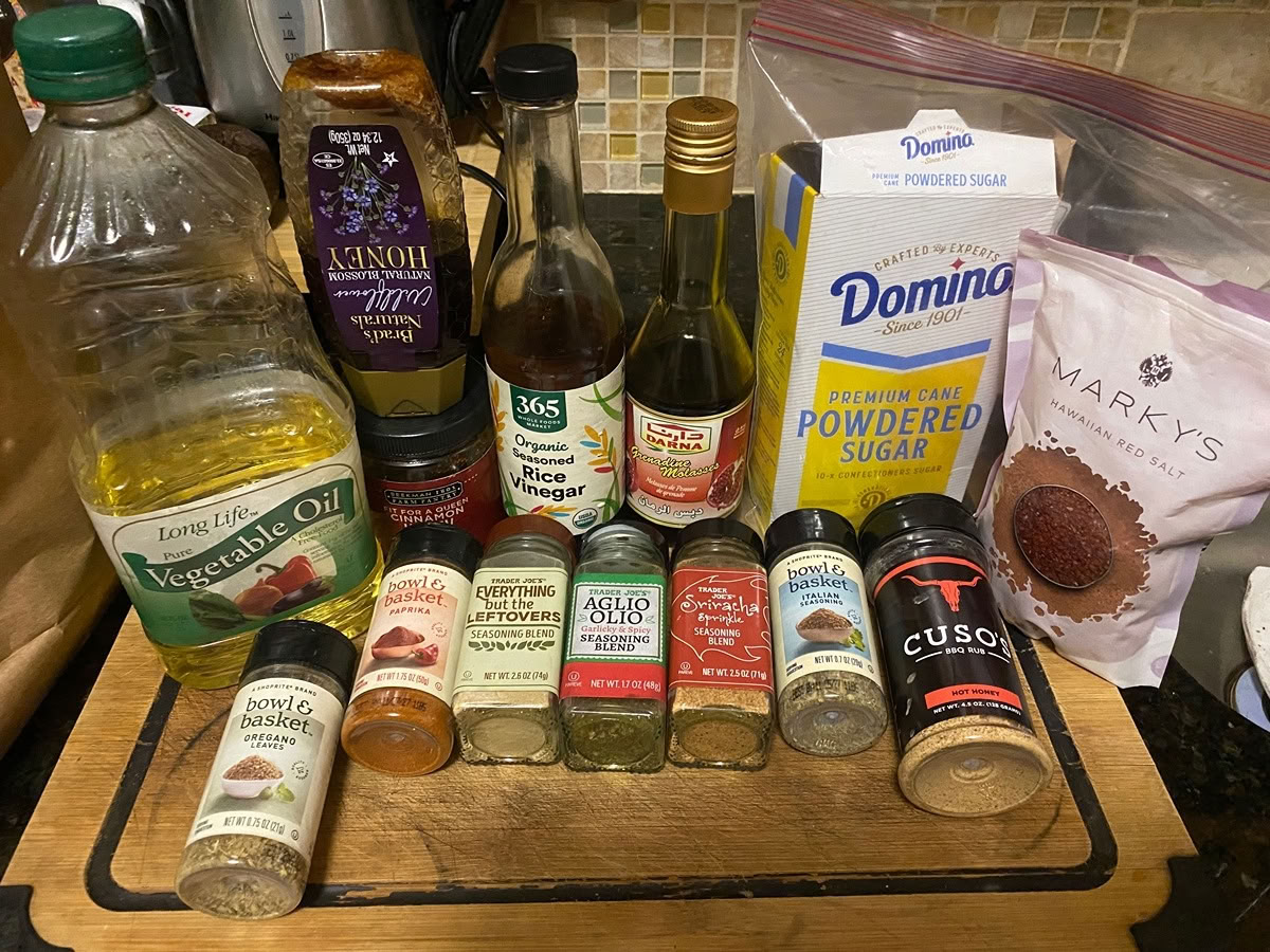 Free: large mixed spice pantry lot (Bay Ridge)
