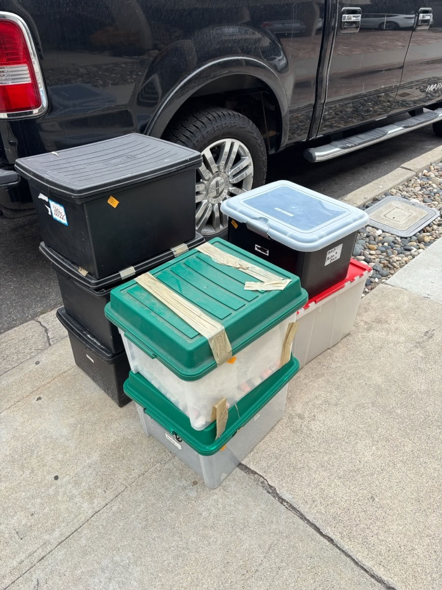 Free: On the curb- plastic boxes (6325 vista Del Mar)