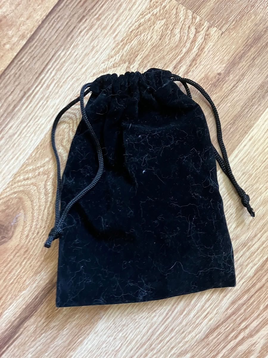 Free: Small black velvet drawstring bag (Lakewood Village)