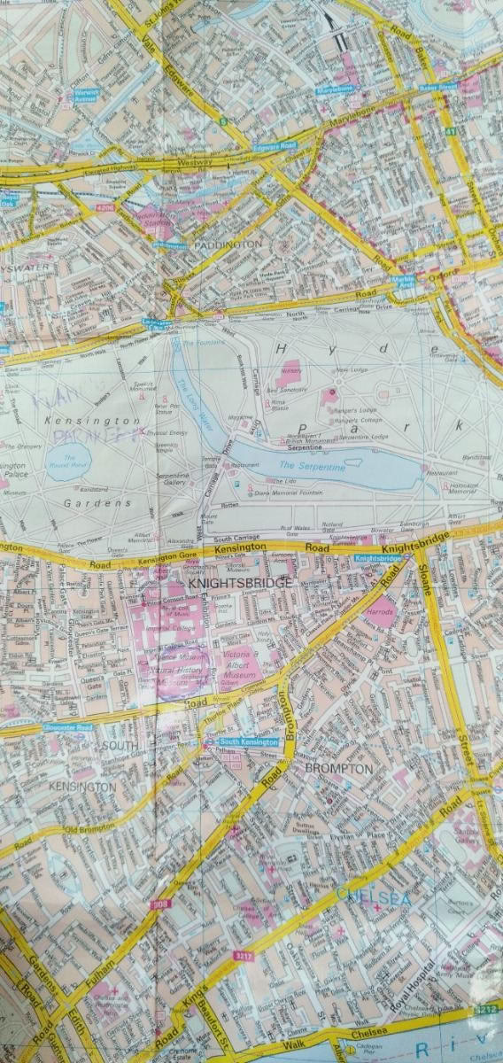 Free: Map of London (OX1 South Oxford) - Oxford Freegle