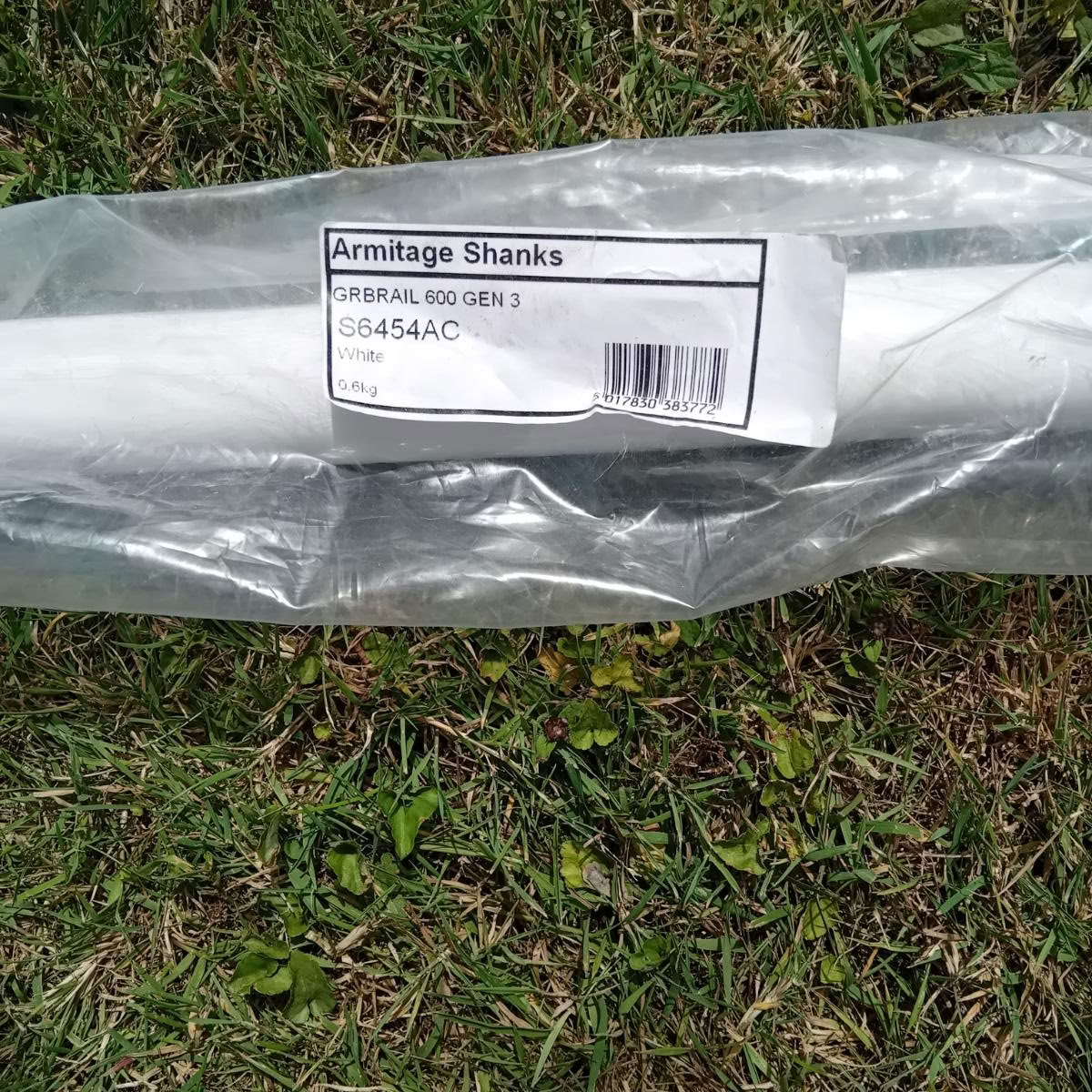Free: White 60cm grab rail (Hereford HR1)