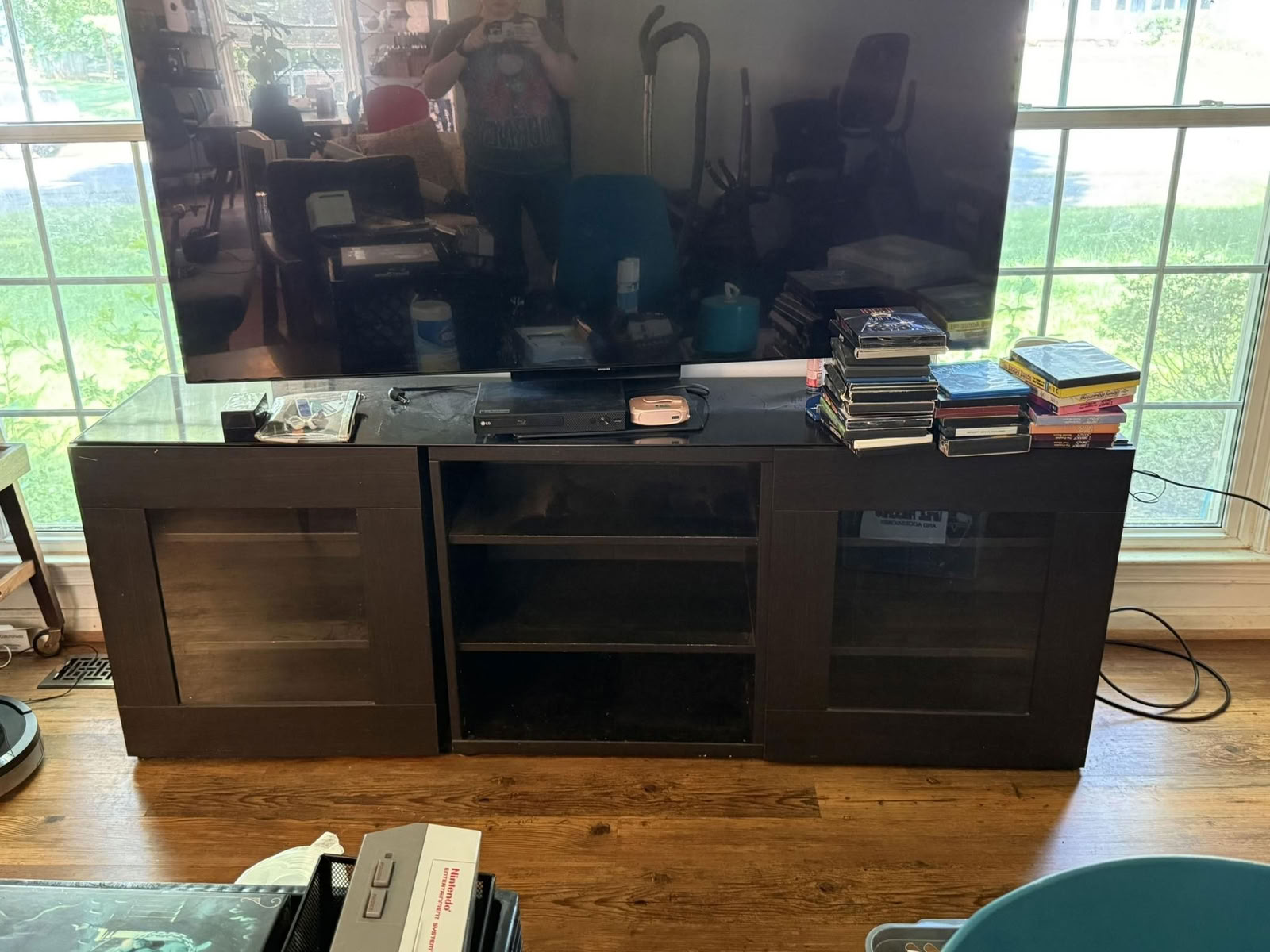 Free: 6’ ikea two-piece tv stand (Sterling Countryside)