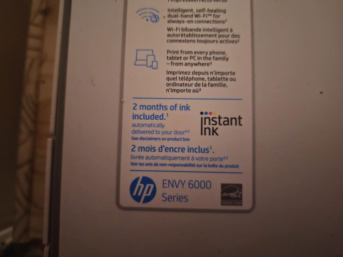 Free: HP Printer Envy 6000 series (Pape and Eastern Avenue)