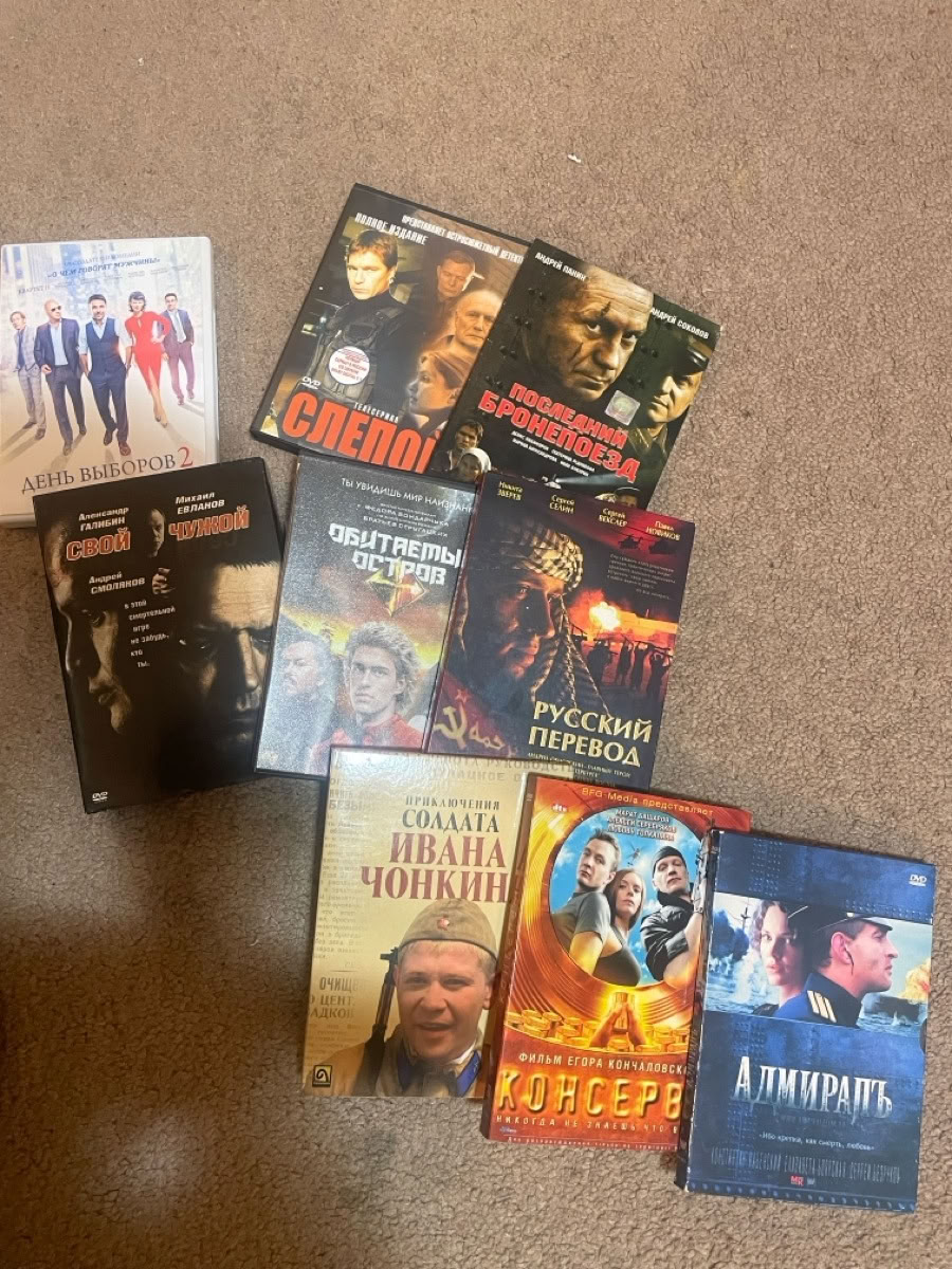 Free: Russian-language DVDs (Shadyside)