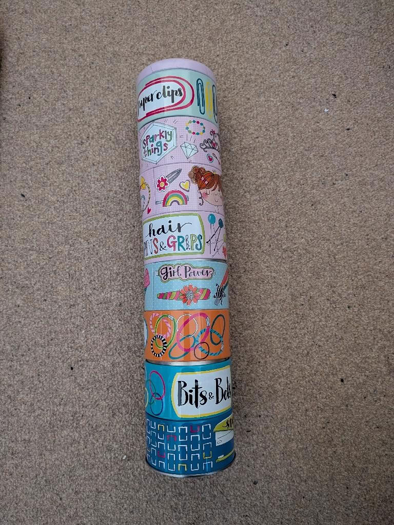 Free: Set of stackable tin for kids stuff (Cannon Park CV4) - Coventry ...