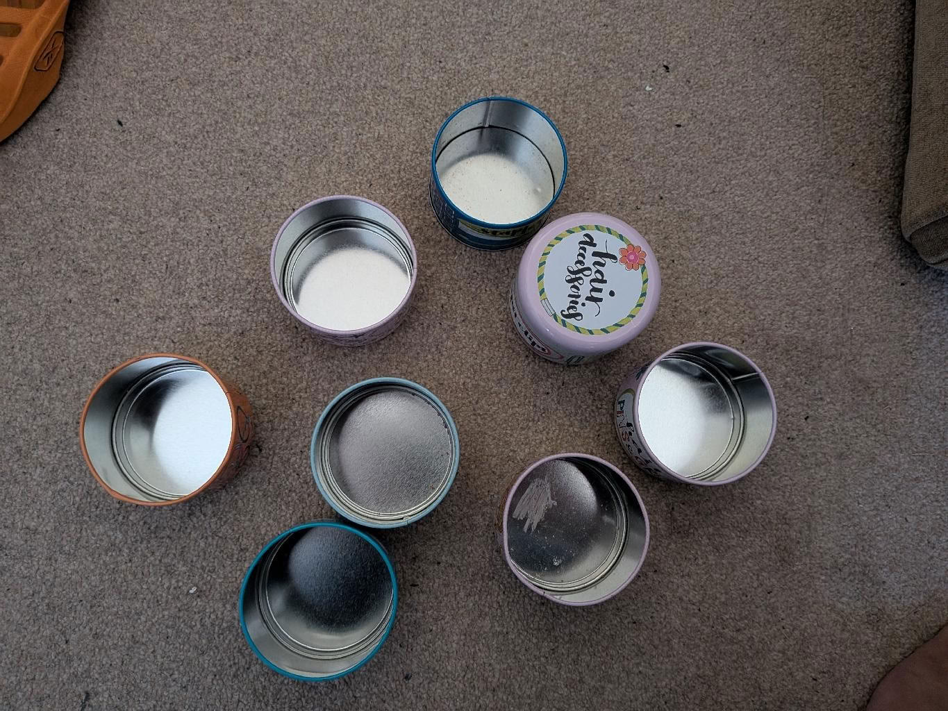 Free: Set of stackable tin for kids stuff (Cannon Park CV4) - Coventry ...
