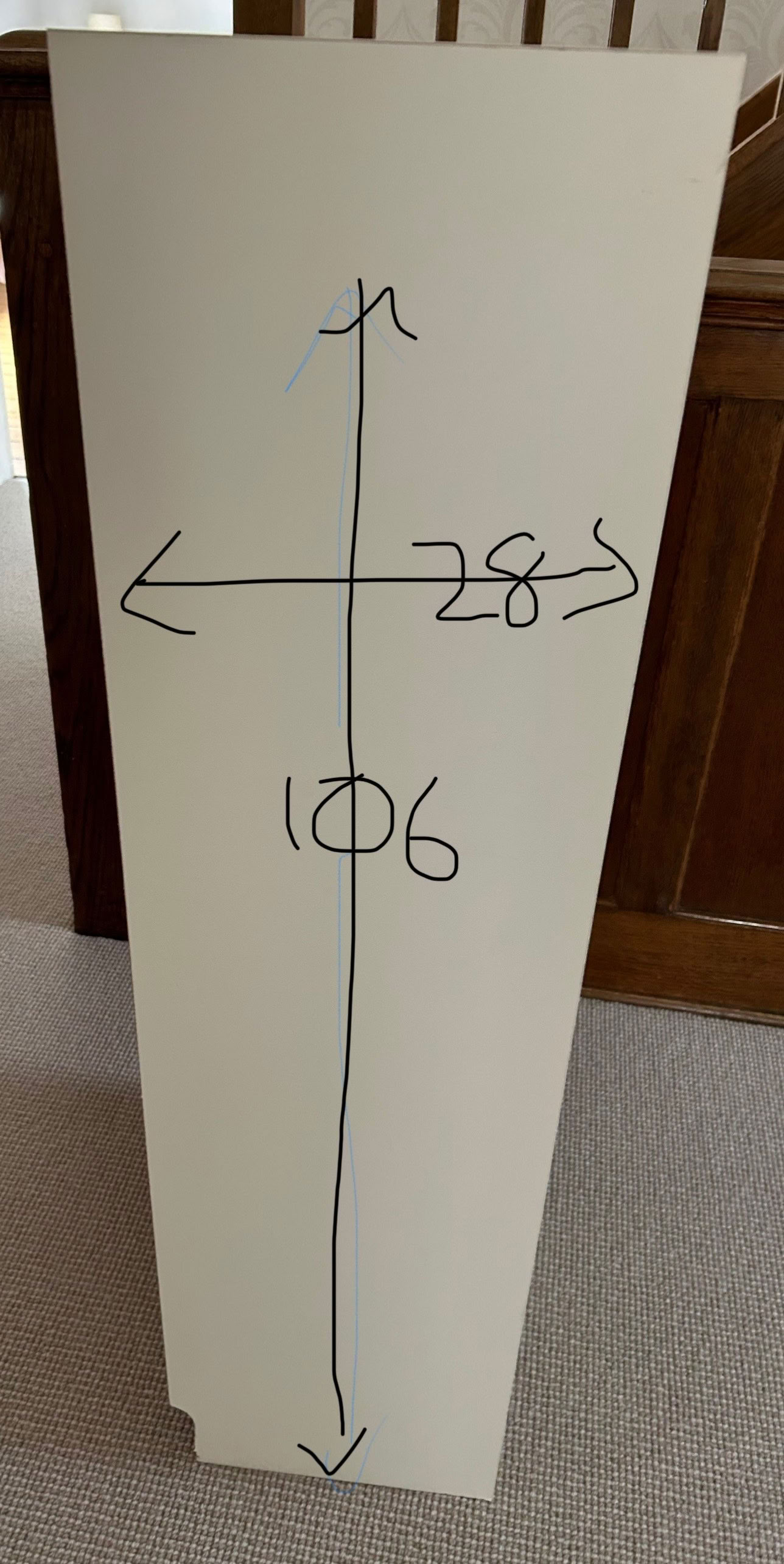 Free: Ikea Billy bookcase H 106cm W 40cm D 28cm (IP1) - Ipswich Freegle