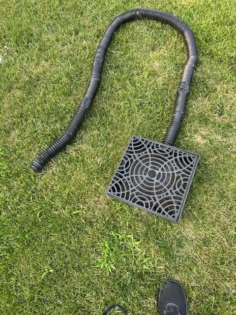 Free: Downspout Drain Trays/Basin (Walled Lk: Maple & Decker)