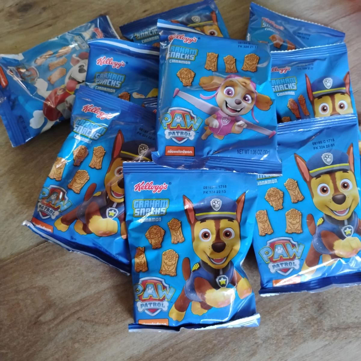 Free: Paw Patrol Graham Snacks (Darien)
