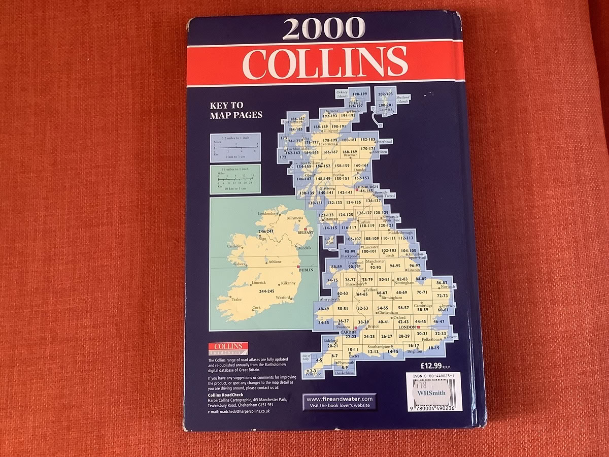 Free: Collins 2000 Road Atlas Britain (Grange Estate, Letchworth SG6 ...
