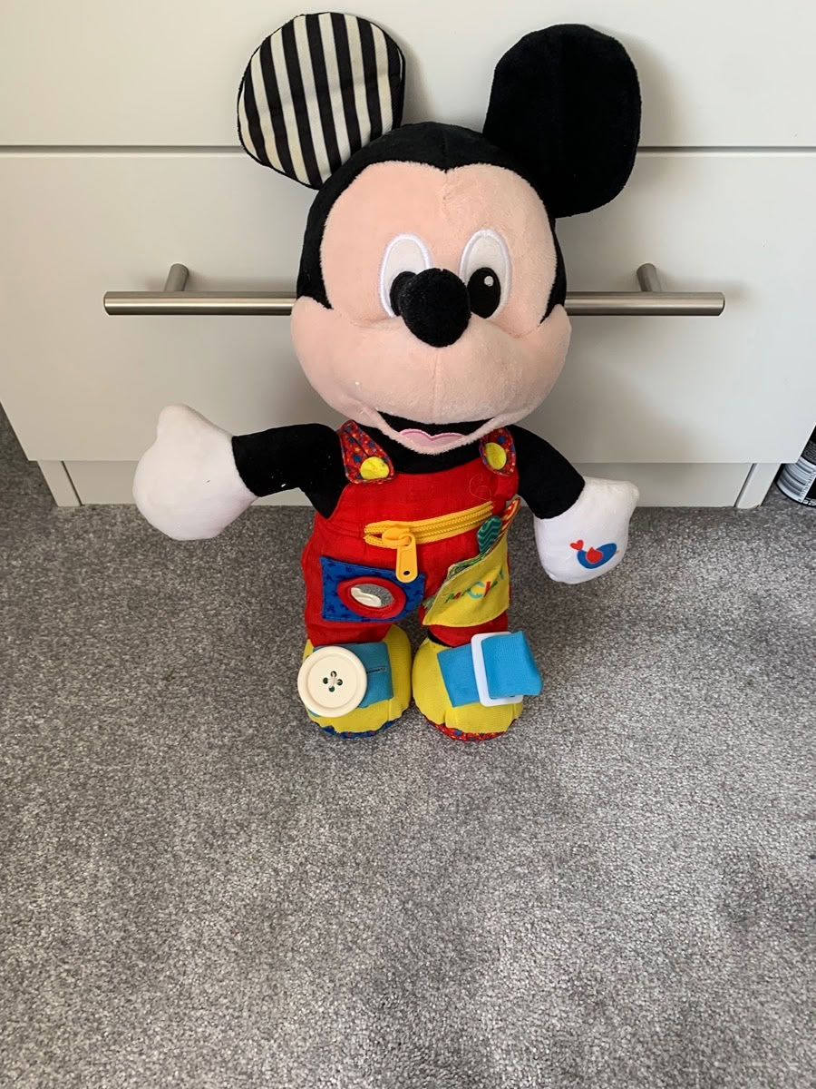 Free: Mickey Mouse soft toy (Emsworth)