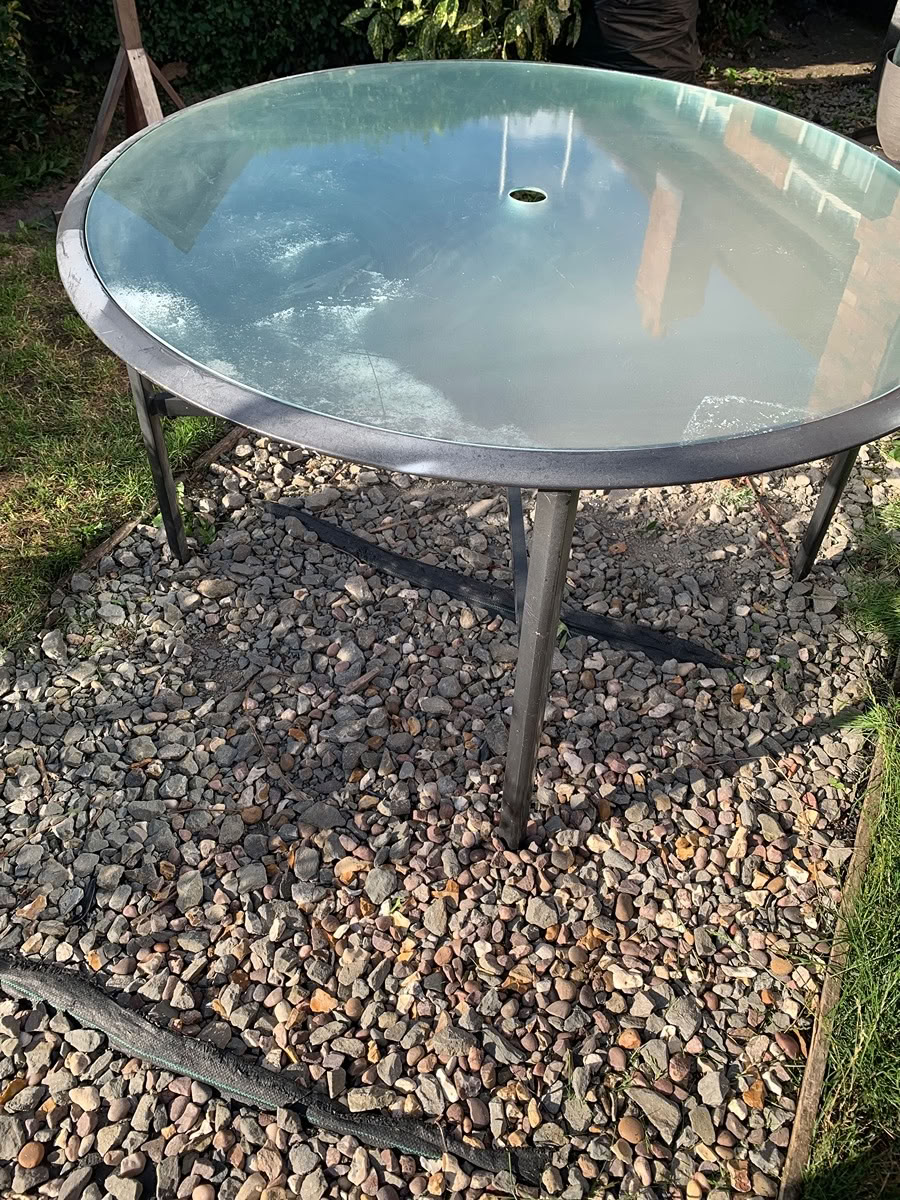 Free: Garden Glass Table (B24)