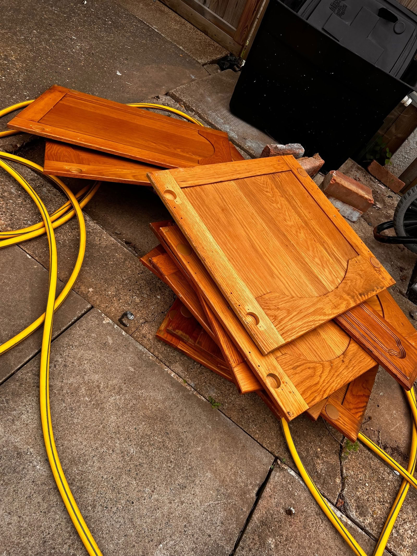 Free: Solid Oak kitchen doors for refurbishing (Spondon DE21) - Derby ...