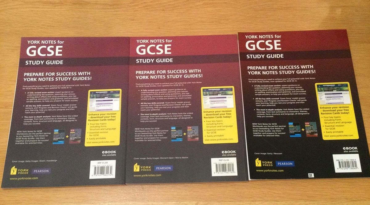 Free: English Lit GCSE text books (Littleover - DE23)