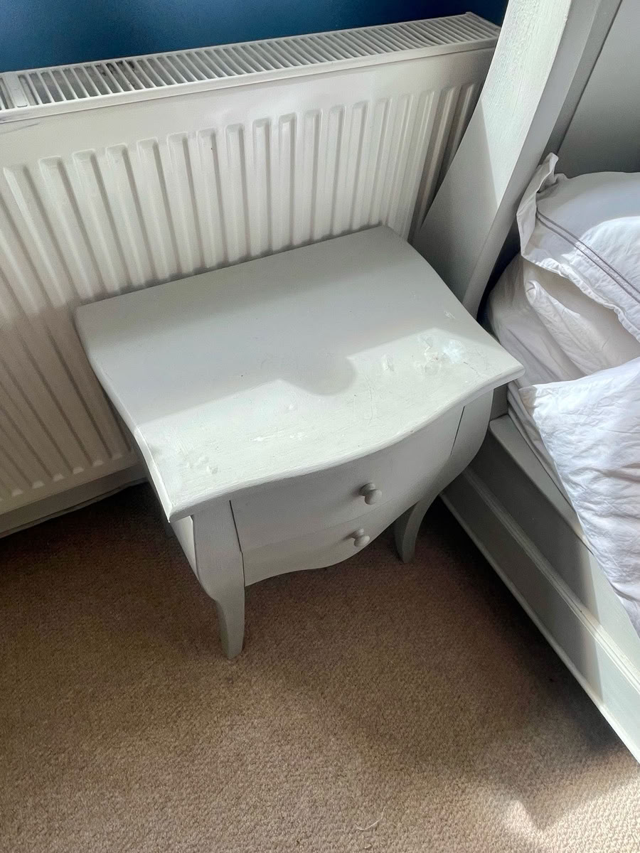 Free: Double painted sleigh bed and table (SL6 Boyn Hill) - Windsor ...
