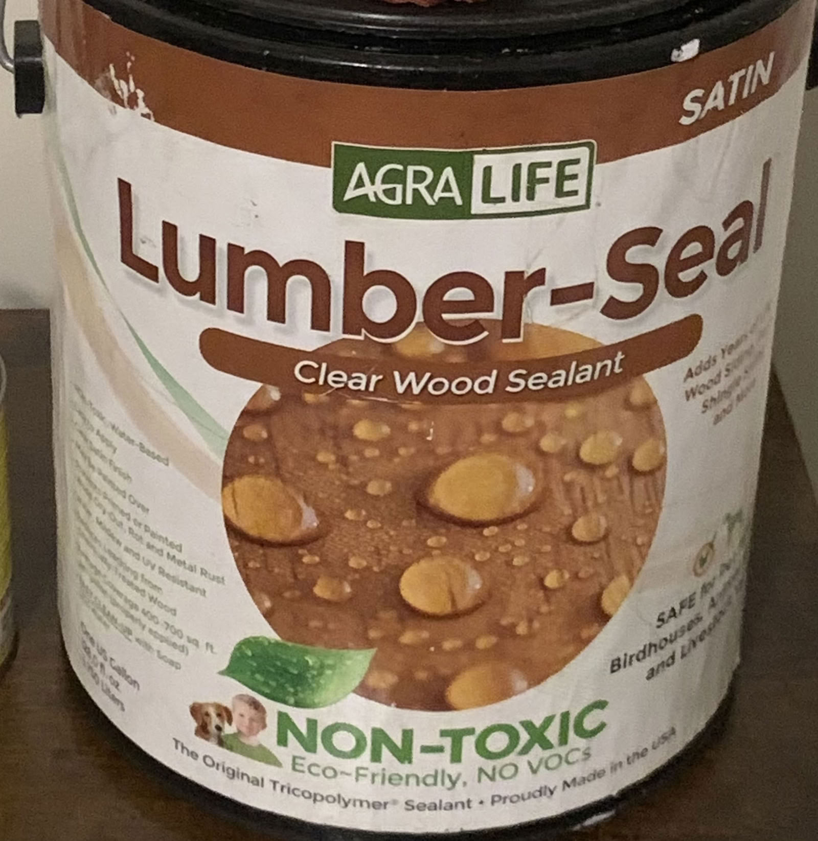 Free: Agra Life Lumber-Seal Wood Sealant (Union Square/Prospect Hill)