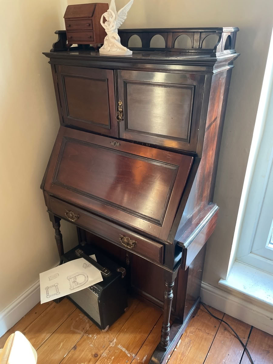 Free: Small Edwardian Bureau Writing Desk (Roman Road E3) - Tower ...