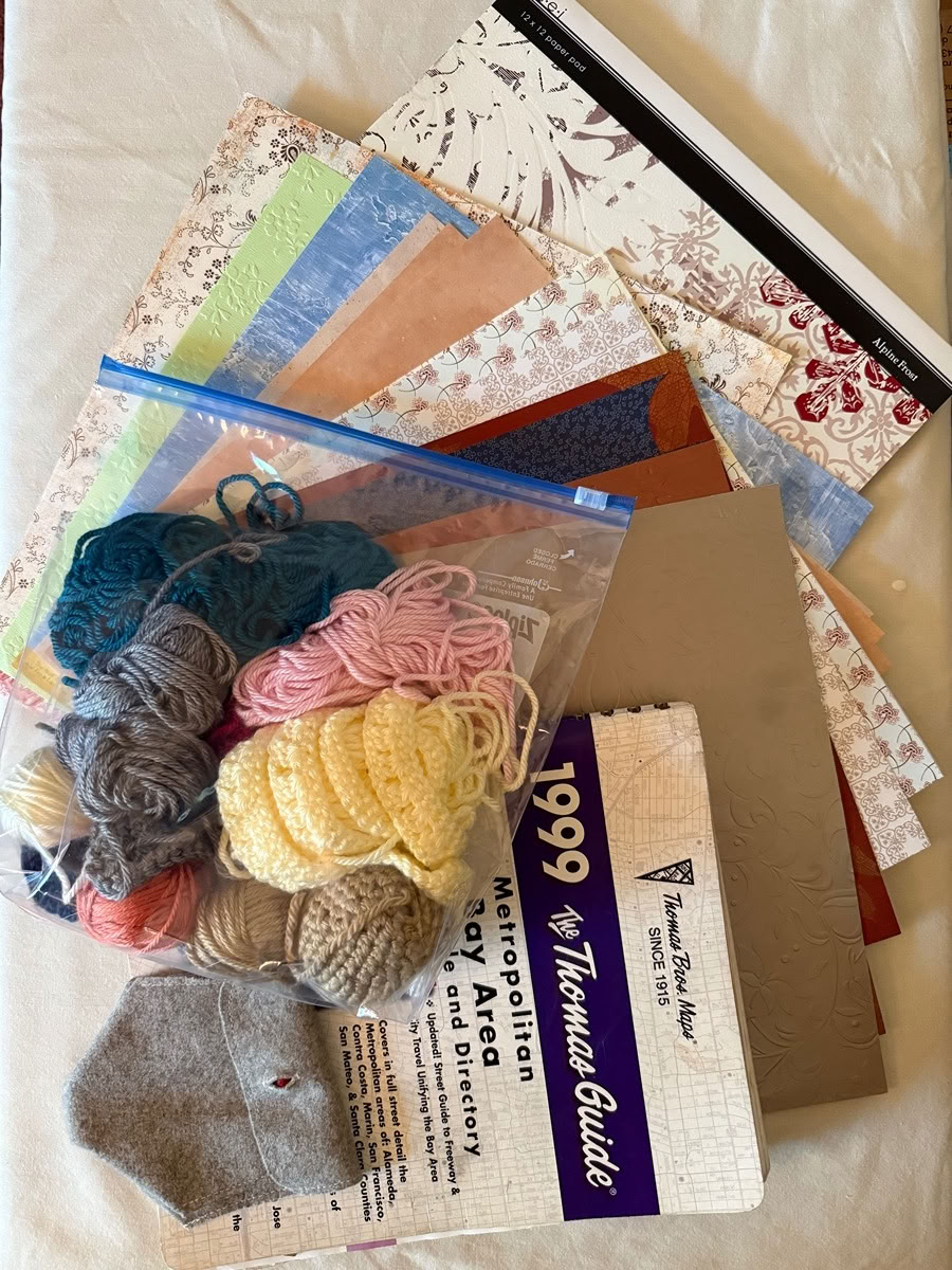 Free: Craft Supplies:scrapbook paper yarn (Northgate Community Park ...