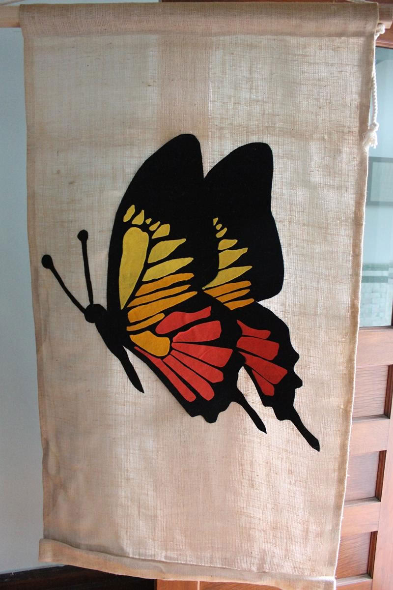 Free: Burlap Butterfly Banner (Capitol Hill)