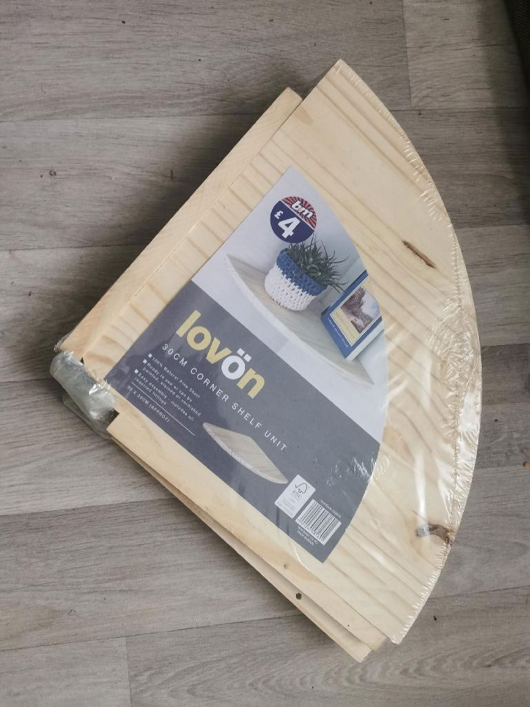 Free: Corner shelf x3 (Longsight M12) - Manchester GreenCycle