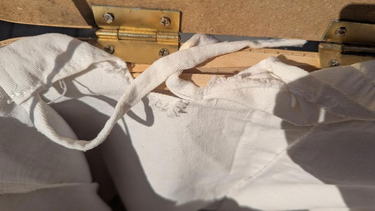 Free: Small Bamboo Laundry Basket (RG24 Old Basing)