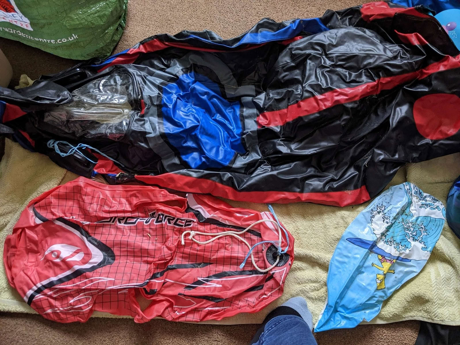Free: various inflatable toys (Old Woking GU22) - Woking Freegle
