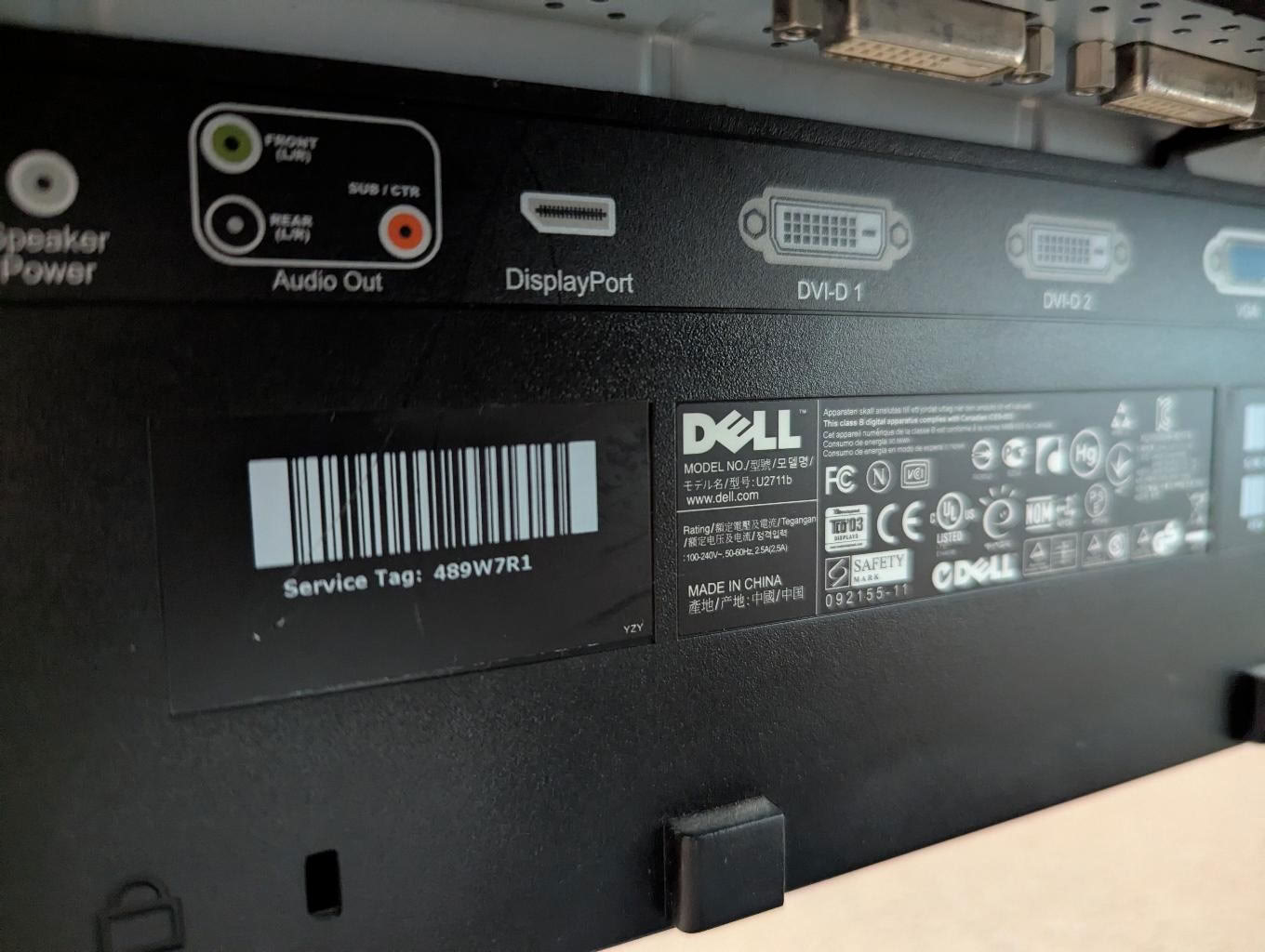 Free: Dell u2711b 27" computer monitor (Alderley Edge SK9) - Wilmslow ...